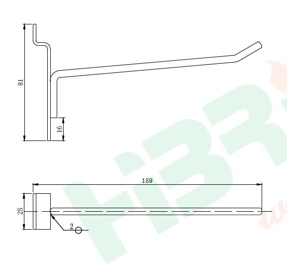 Iron Wire Hooks Slatwall Display Hooks - Buy Slatwall Hook, Iron Wire ...