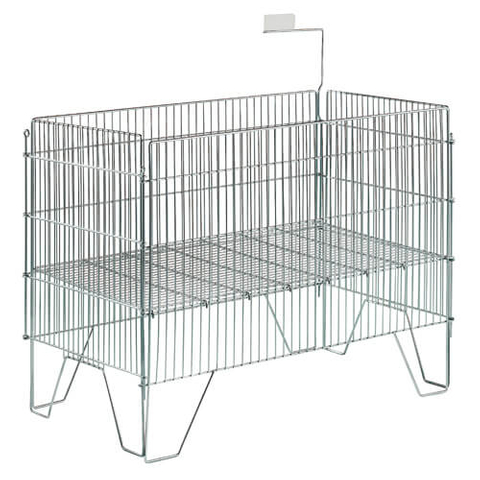 Wire Dump Bins on Wheels - Highbright Retail Solutions