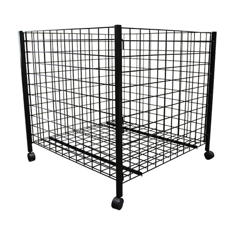 Wire Dump Bins on Wheels - Highbright Retail Solutions