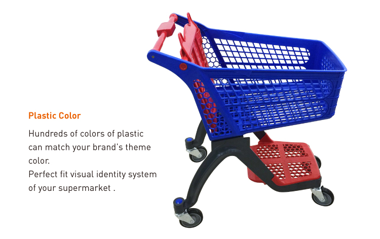 2018 July New plastic shopping cart P-12A120L - Buy New plastic ...