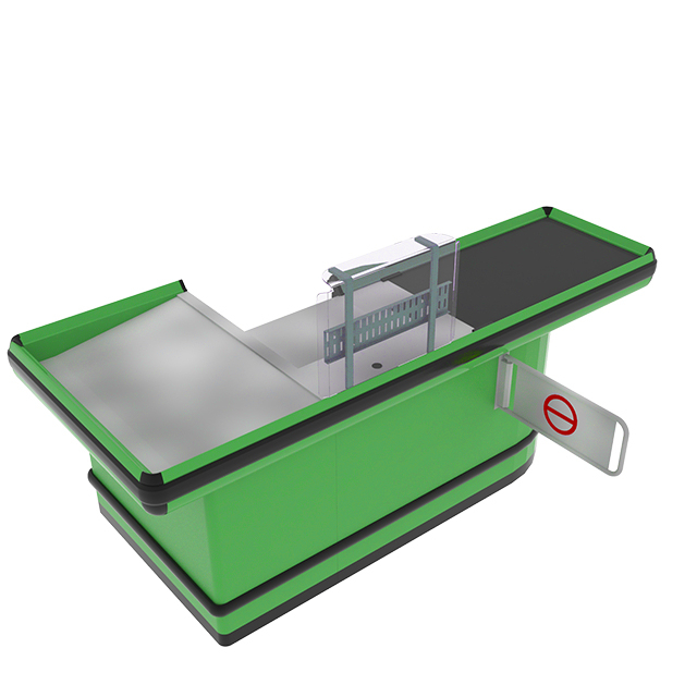 Checkout Counter with Conveyor Belt And Platform - Buy Left & Right ...