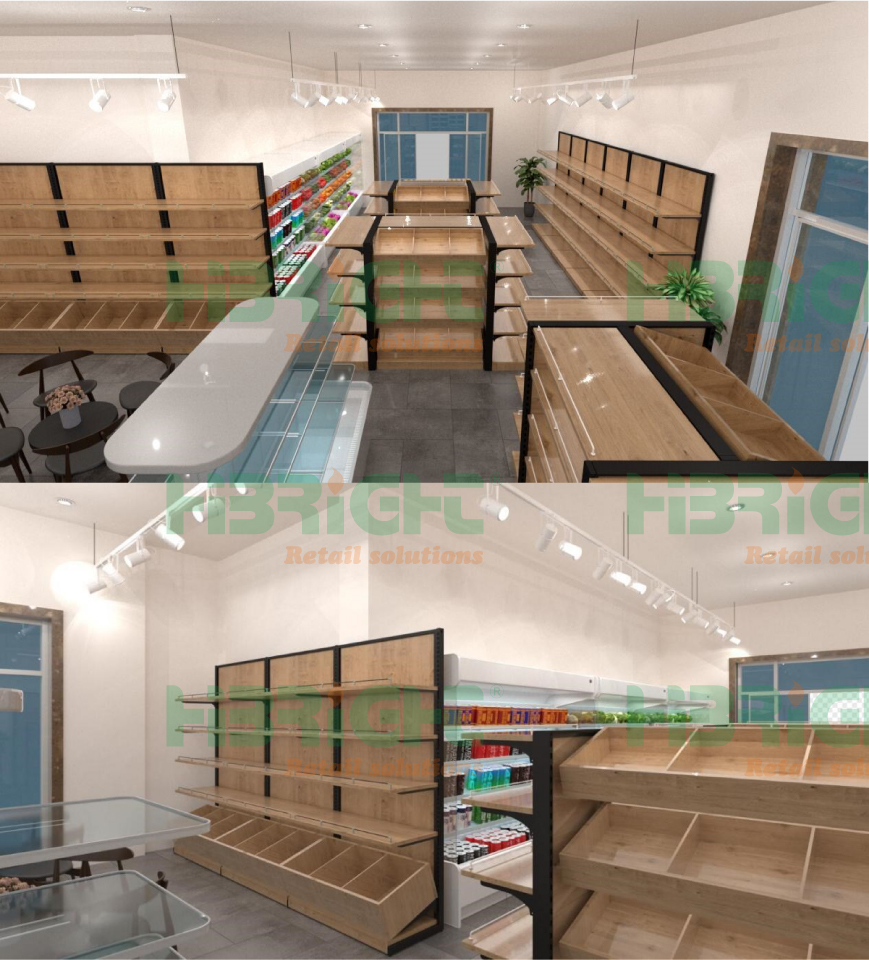 Open a Boutique store with customized wooden display stands ...