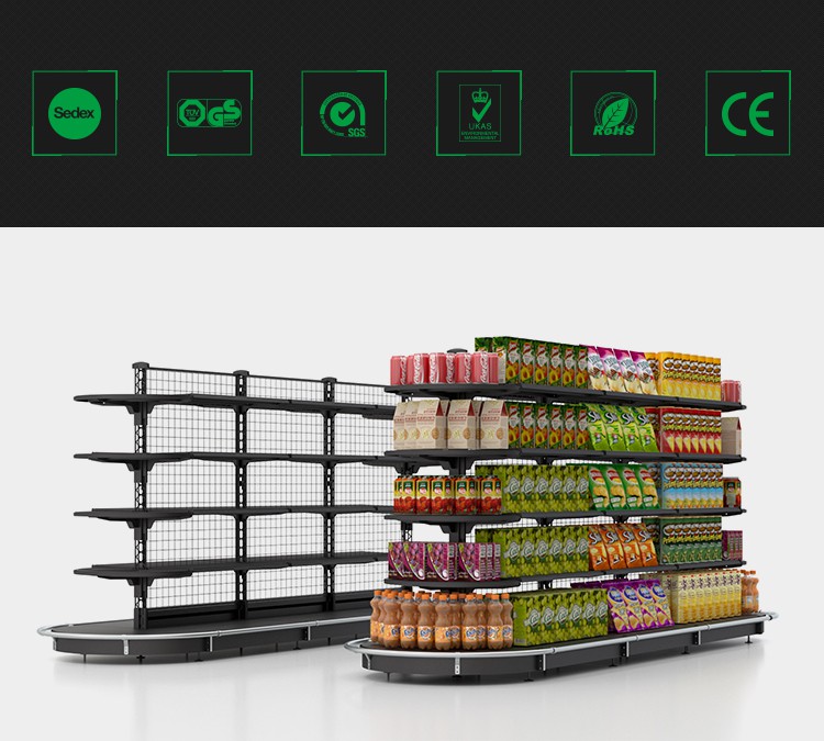 Curved Supermarket Rack - Buy Product on Highbright Retail Solutions