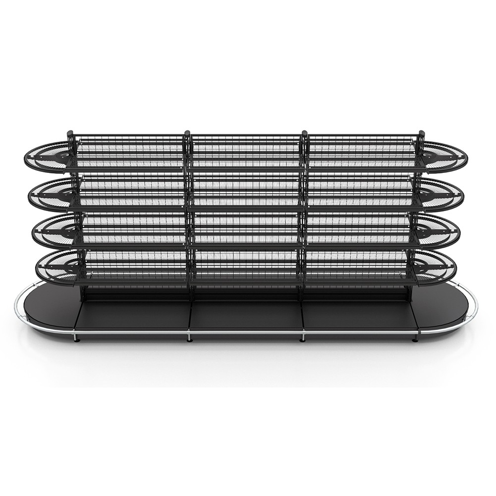 Curved Supermarket Rack - Buy Product on Highbright Retail Solutions