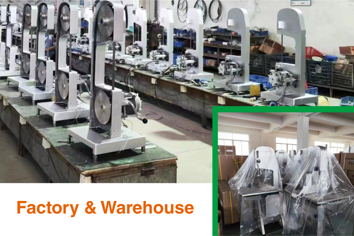 1100w Floor Model Electric Butcher Meat Cutting Bone Saw Machine for Sale